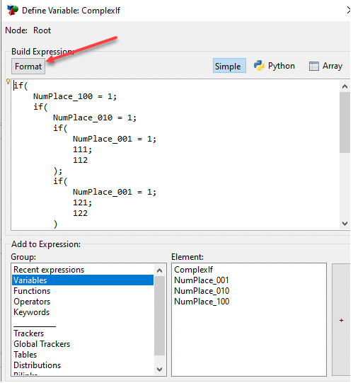 Formatting Complex Expressions